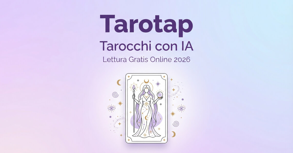 Tarotap - Tarocchi Gratis Online con AI | Cartomanzia Gratis